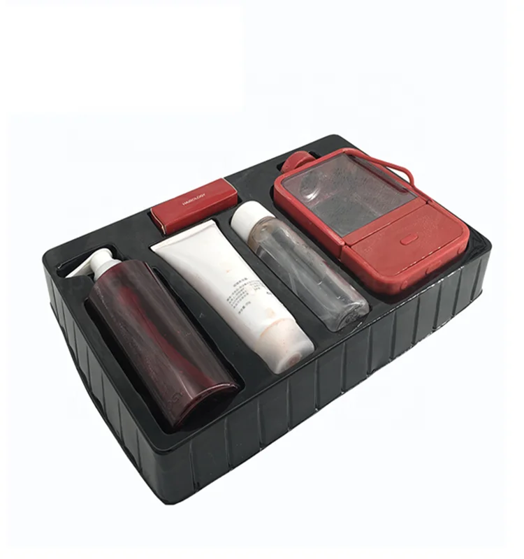 Clear Customizable Makeup Inner Tray Plastic Cosmetic Box Inner Tray ...