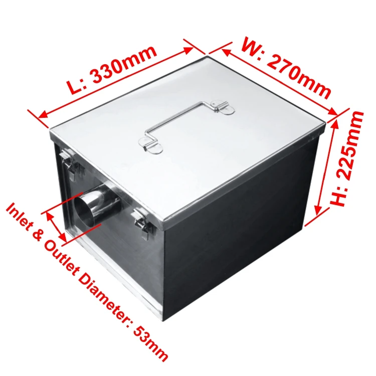 Portable Stainless Steel Grease Trap - Efficient & Durable