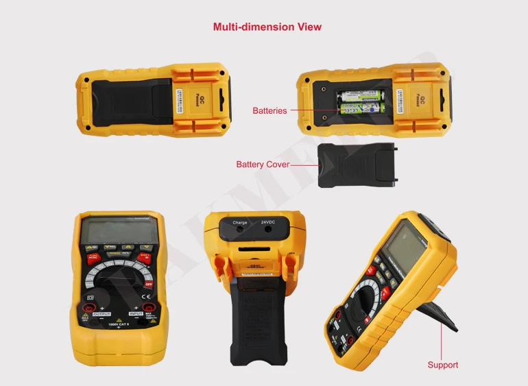 Dual Display 4000 Counts DMM and Loop calibrator in One Tool 4-20mA ...