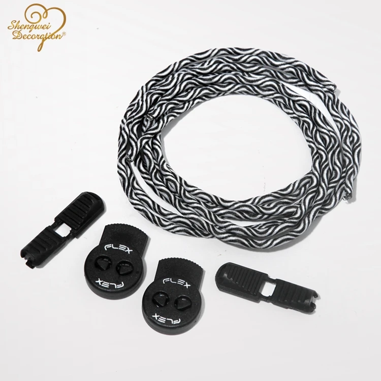 3mm Elastic Drawstring Cord with Plastic Stopper - Sustainably Made