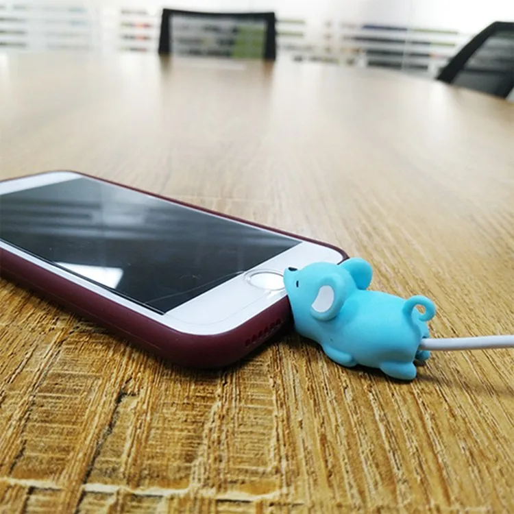 Cute Usb Cable Protector Animals Bite Rabbit Dog Cat Panda - Buy Cable ...