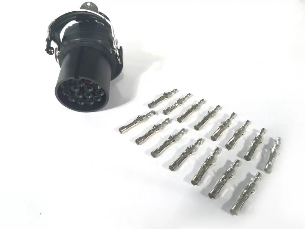 Trailer Adaptor Plug 24v 15 Pin Plug Crimp Type MH Connector ISO12098 ...