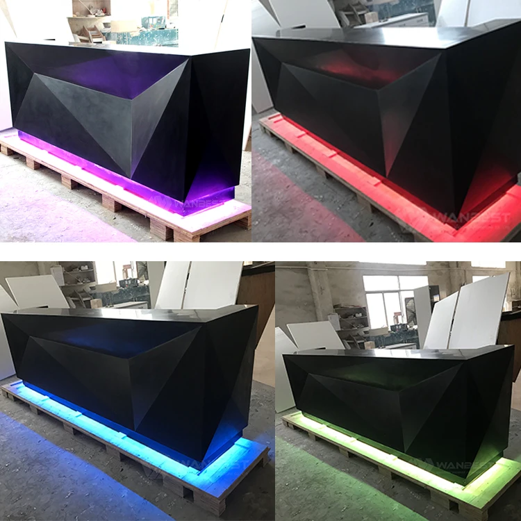 Aluminum Folding Led Portable Portable Led Illuminated With Wheels Cafe ...