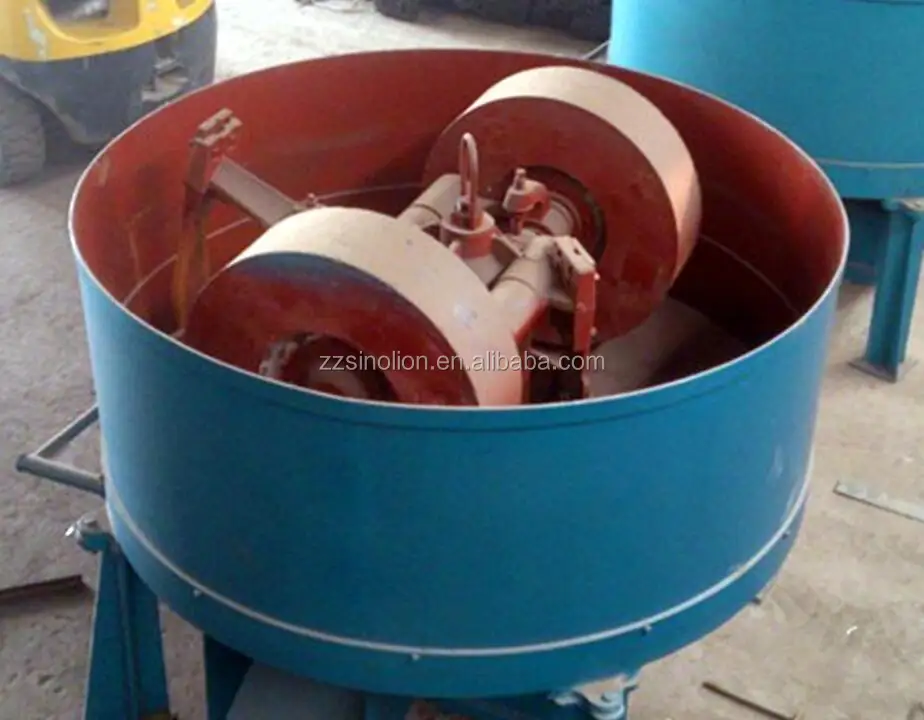 Coal Charcoal Coke Iron Powder Grinding Wheel Roller Mixer