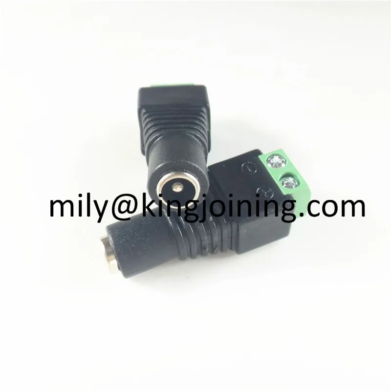 12v Power Plug Dc Dc Socket Female And Male Connector 5.5 Interface 2.1 ...