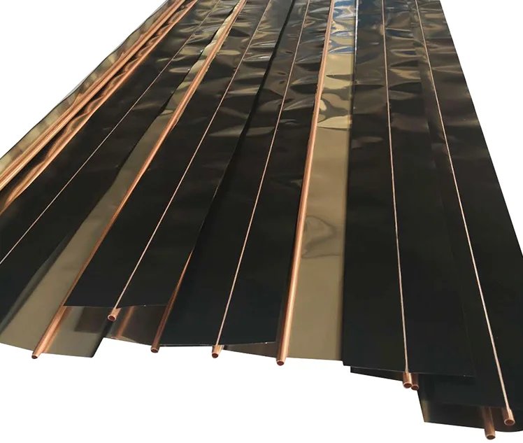 Copper Absorber Fin With Laser Welding For Solar Collector - Buy Solar ...