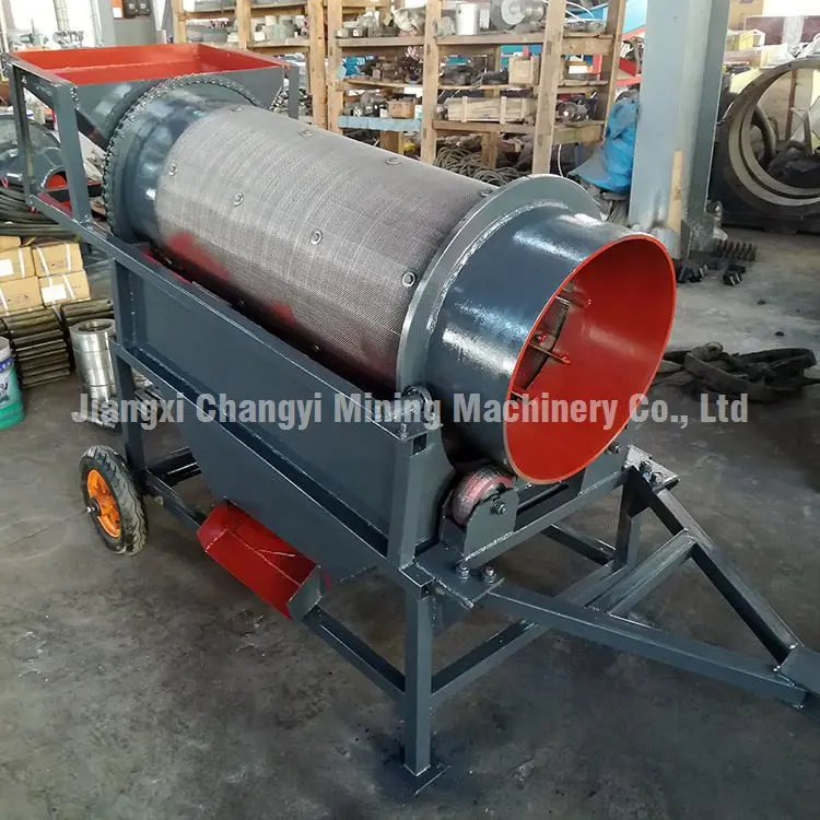 Gold Processing Washing Plant/rotary Trommel Screen/mobile Drum ...