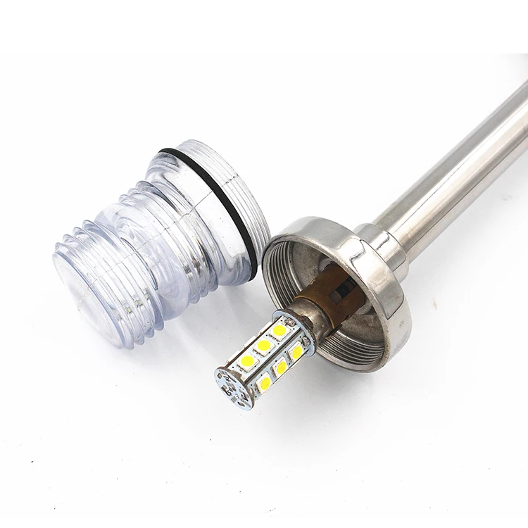 8" Long Led Stainless Steel Marine Stern Light 12v Boat Yacht Stern ...