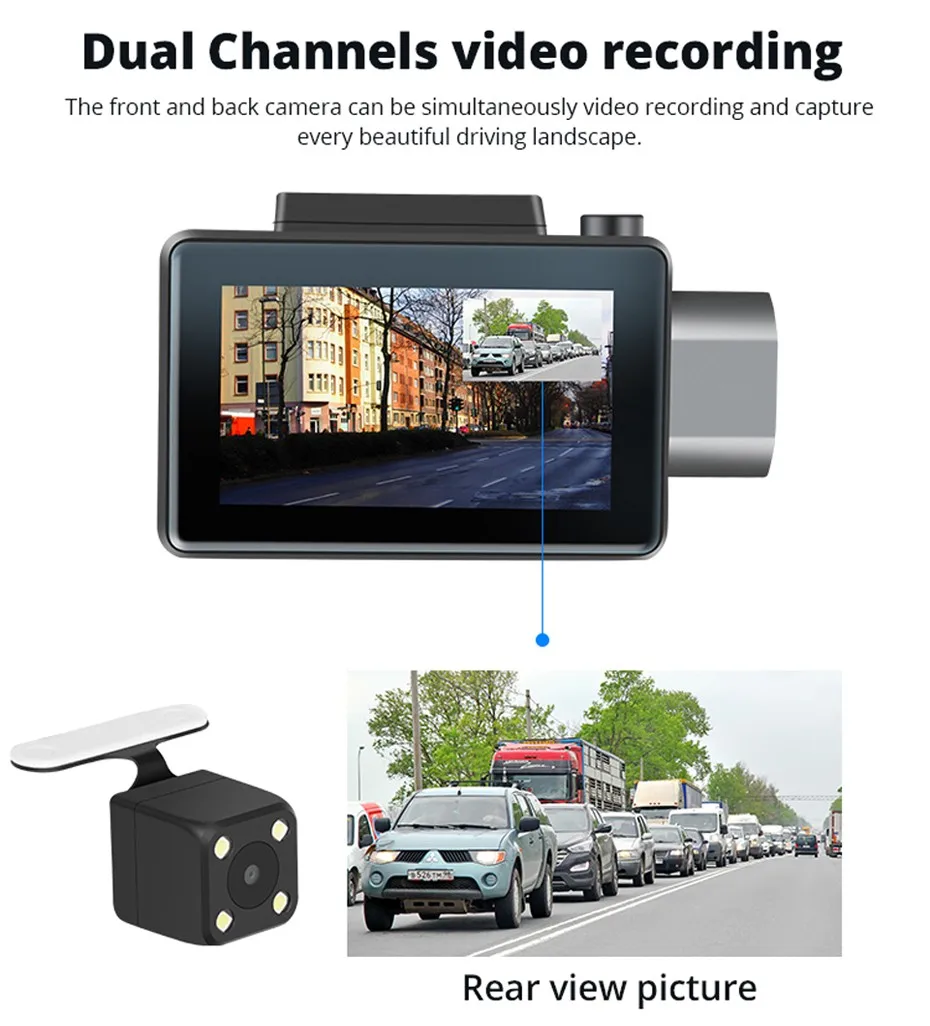 3g Car Dvr K4 Drive Recorder Mini 4.0" Hd 1080p Android Driving ...