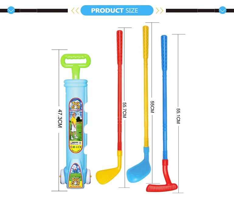 Sports Plastic Stick Club Golf Toys Set For Kids - Buy Golf Toys Set ...