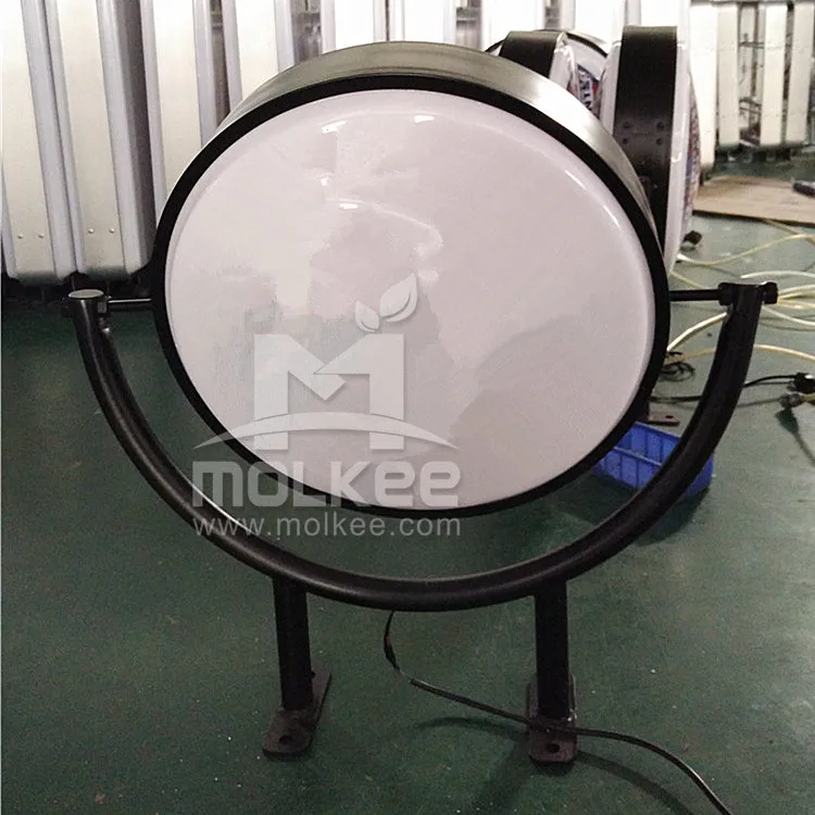 Outdoor Rotating Led Light Sign Rotating Light Box Outdoor Round Led Vacuum Forming Light Boxes ...