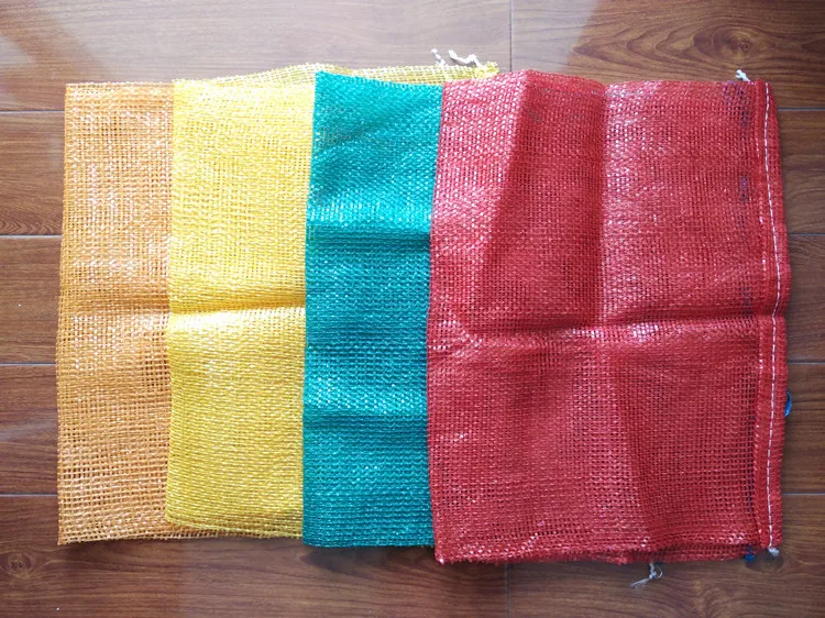 Aardappel PP Mesh Bags - Durable Yellow Packaging Solutions