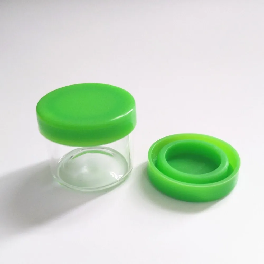 Custom Logo Empty 5ml 6ml Dab Wax Glass Concentrate Container With ...