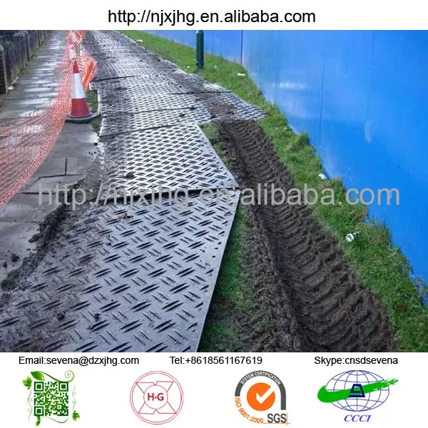Heavy Duty Ground Cover Track Heavy Equipment Swamp Access 4'*8' Track ...
