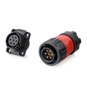 Waterproof Circular Connector 7 Pin Power Connector Ac Power Connector ...