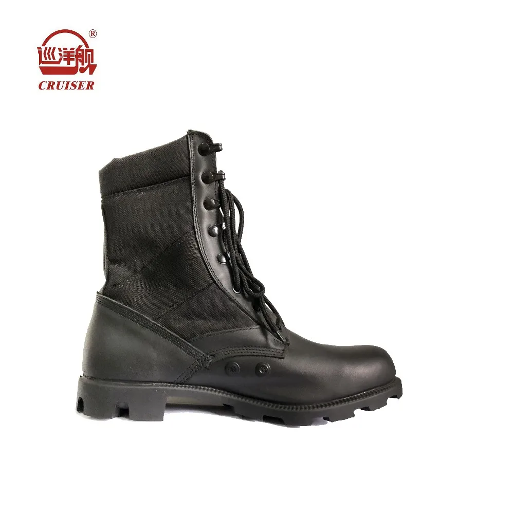 Indian Black Leather And Canvas Motorcycle Police Military Altama Work ...