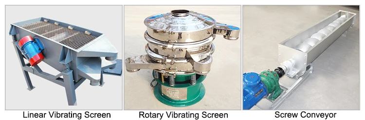 Electric Rotary Vibrating Sieve for Oil Sand Soil Screening
