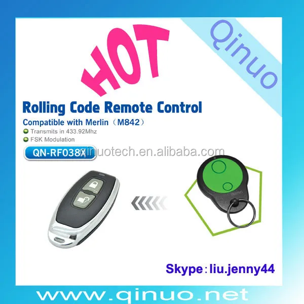 Wholesales Automatic Gates Rolling Code Remote Universal Garage Door ...