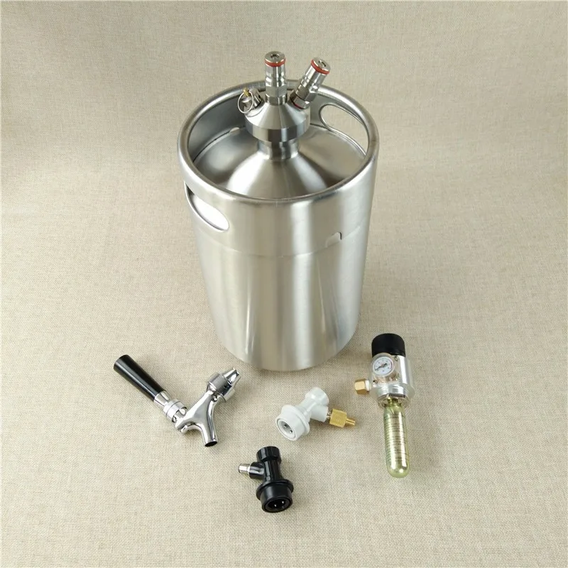 5l Stainless Steel Beer Drums With Co2 Tap - Buy Beer Drums,Beer Drums ...