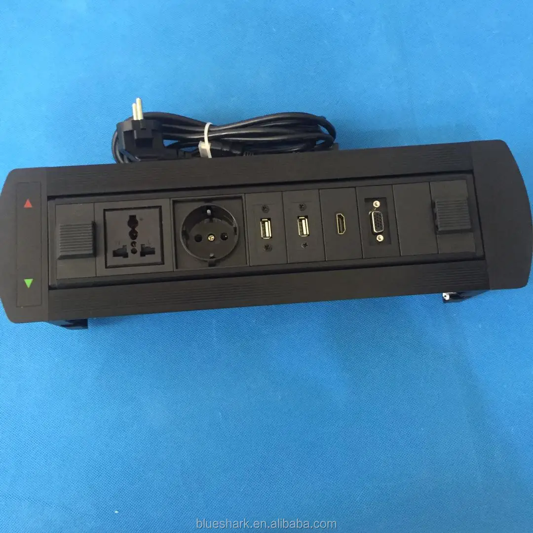 Office Desks And Workstation Top Mounted Universal And Eu Plug ...