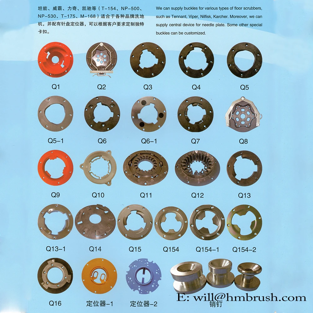 Hako Floor Scrubber Brush Spare Parts Buckles Mounting Chuck - Buy Hako ...