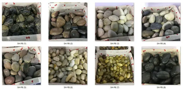 Landscaping Small Flat River Rock Stones - Walkway & Sidewalk