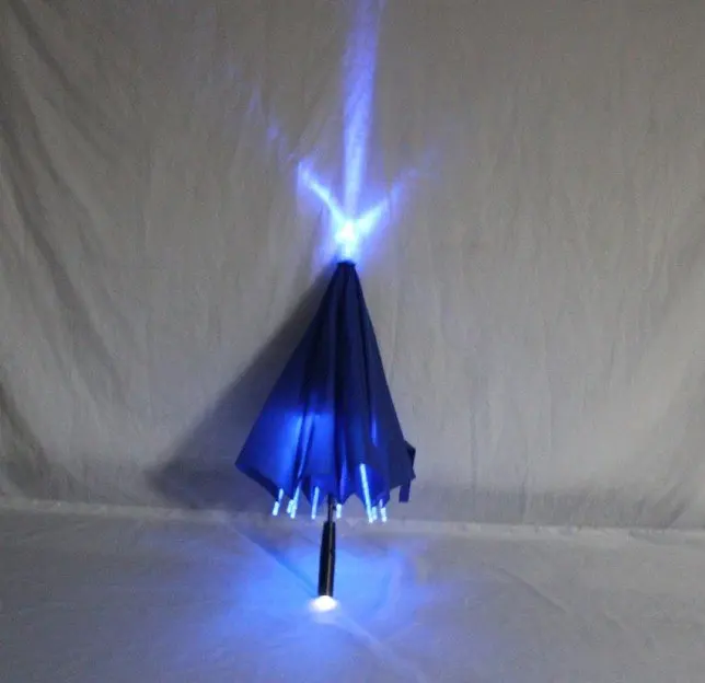 Umbrella with Led Shaft Standard Umbrella Size Market Torch Handle LED ...