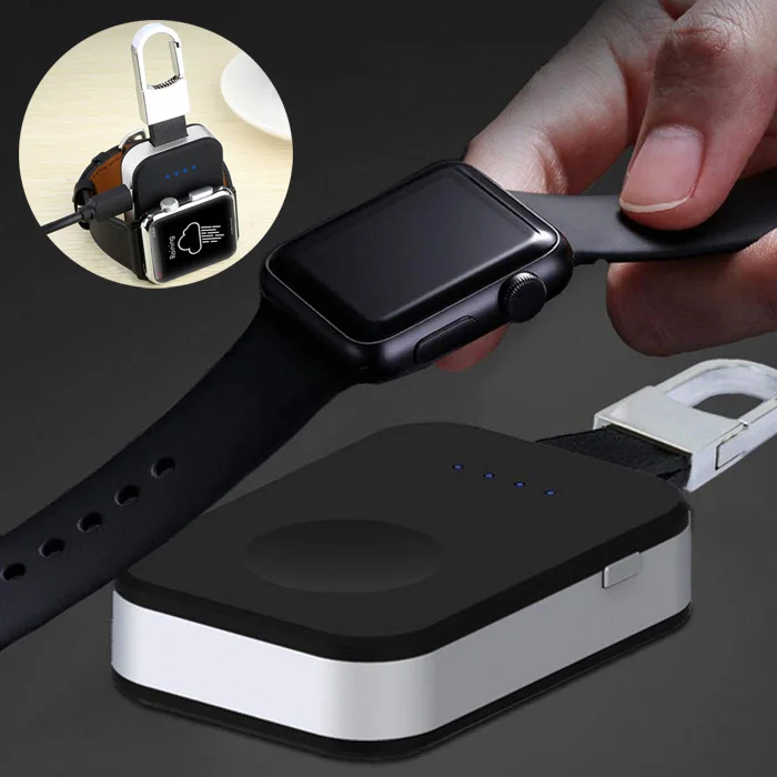 Wireless Charger For Apple Watch 1 2 3 4,Portable Travel Keychain Mini ...