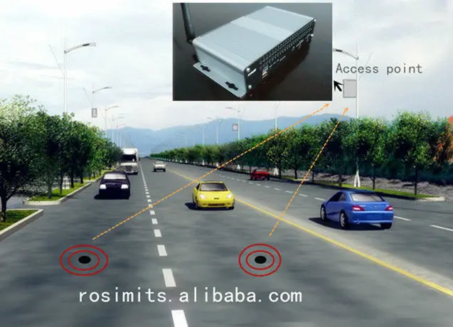 Low cost traffic magnetic sensor vehicle detector for car counting ...
