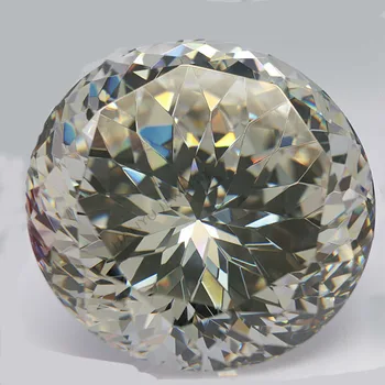 Big Size White Cz Zirconia Stone/ Loose Gemstone Flower Cz Big Cubic ...