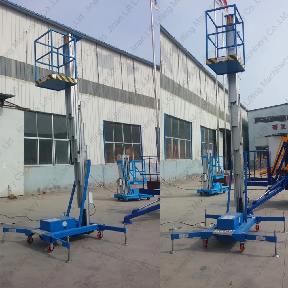 China Manufacturer Hydraulic Electric One Man Lift Price Single One ...