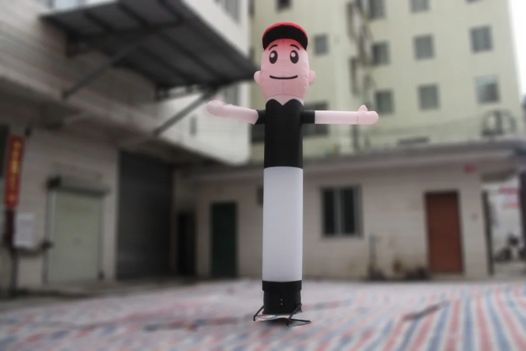 Nylon Wind Inflatable Desktop Sky Dancer / Inflatable Dancing Man ...