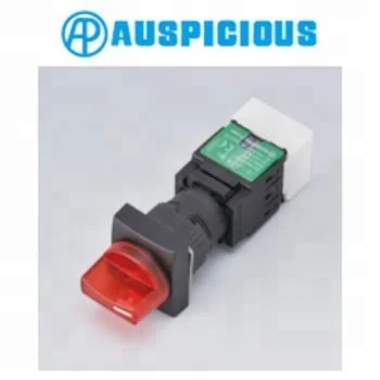 16mm Illuminated Selector Switch 2 Or 3 Position (maintain/spring ...