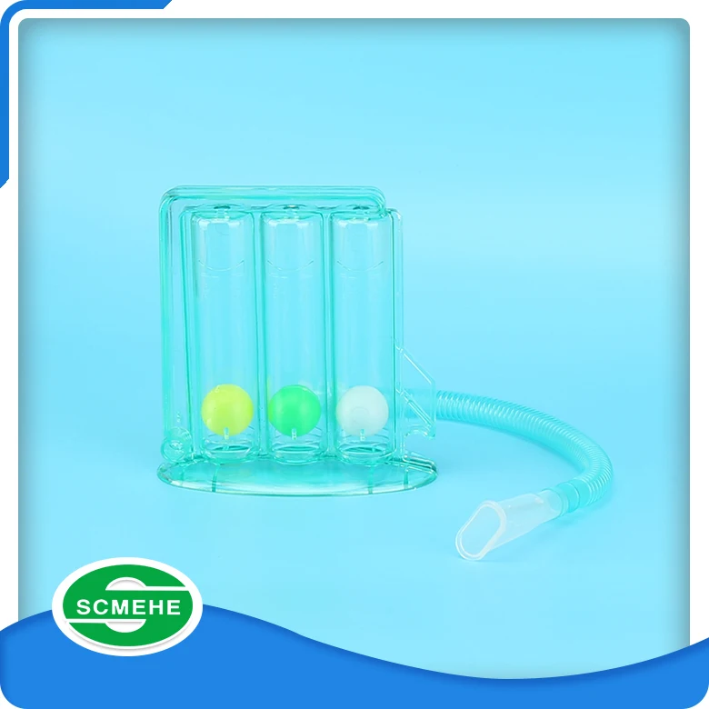 Medical Deep Breathing Exerciser 600cc 900cc 1200cc 3 Balls Incentive ...