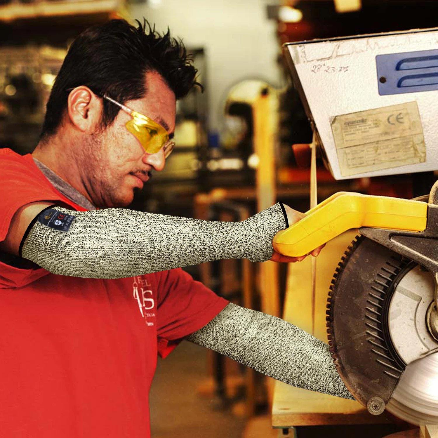 Level 5 Protective Arm Working Cut Resistant Arm Sleevescut Resistant Sleeveanti Cut Sleeve