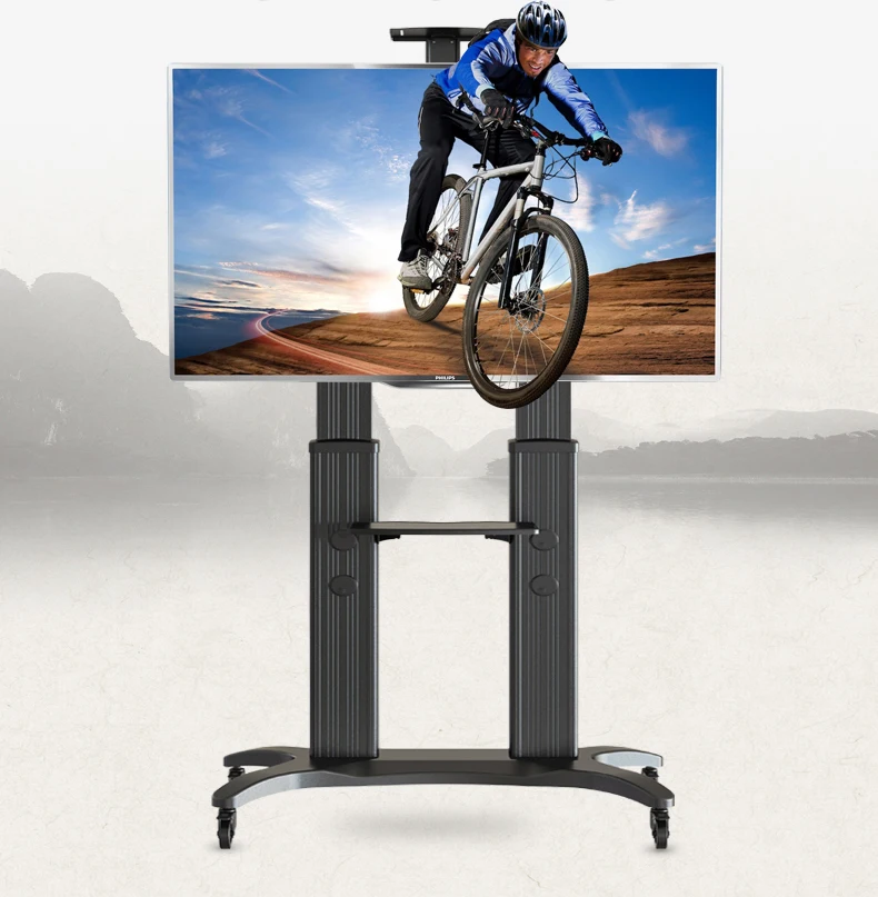 Aluminum Alloy Nb Avf 1800-70-1p Tv Mobile Cart Free Lifting 55"-80 ...