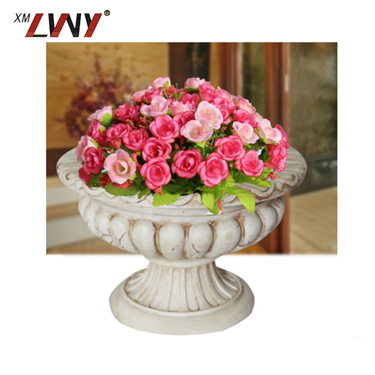 Outdoor Garden Decorative Resin Flower Pot - Buy Flower Pot,Resin ...