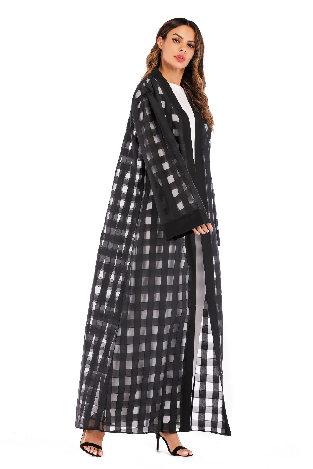 1658# Hot Selling Muslim Kimono Prayer Islamic Kimono Clothing Open ...