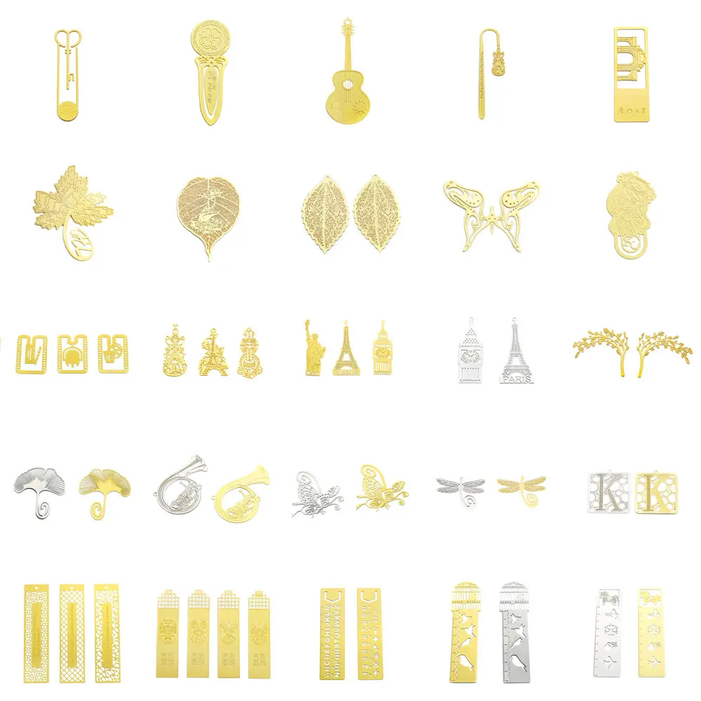 Custom Metal Stainless Steel Bookmark Ruler Book Mark Modern Ruler ...