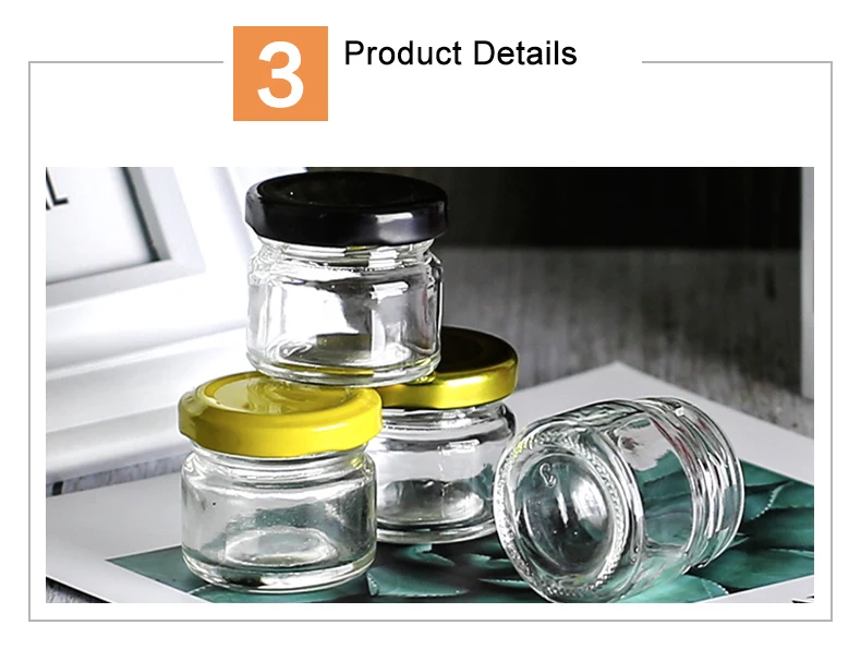 Wholesale Customized Logo Clear Jam Glass Jars With Lid - Buy Jam Jars ...