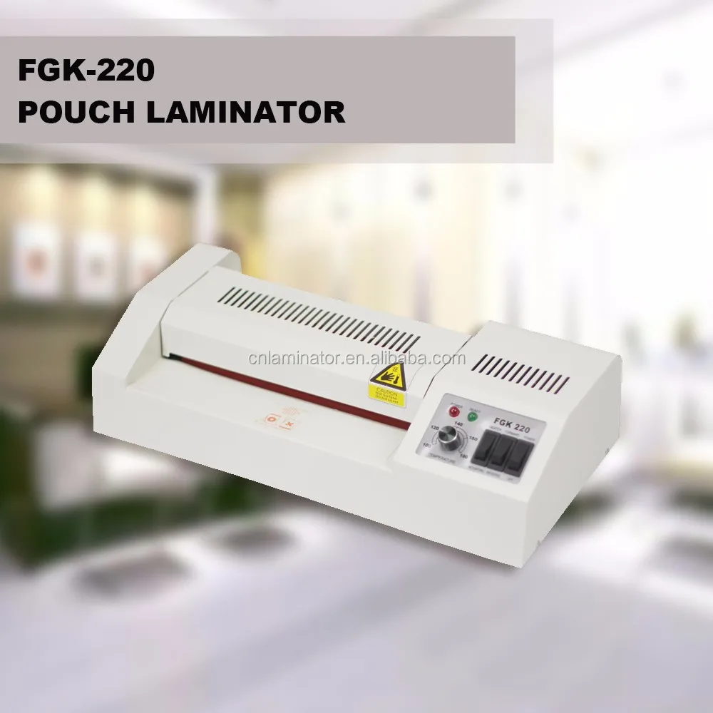 Fgk-220 220mm A4 Size Best Quality Electric Hot Laminator Pouch Laminator Machine - Buy A4 ...