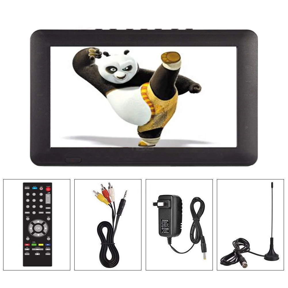 9 Inch Portable DVB-T2 LCD TV - Digital Mini Television