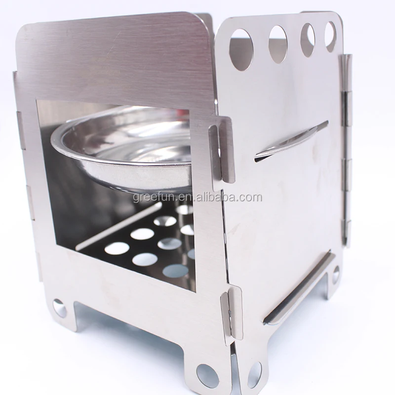 Ultra Lightweight Coal Stove Outdoor Camping Wood Stove With Pouch For ...