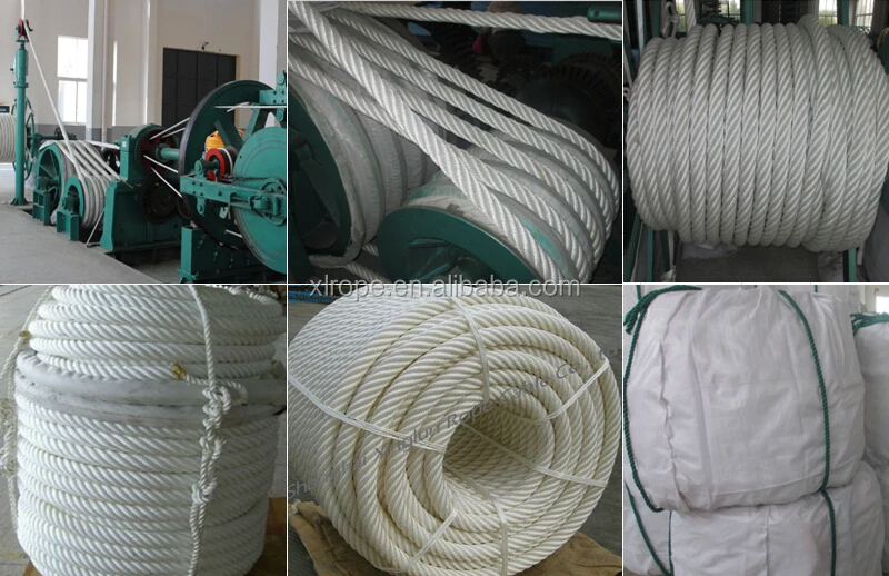 6-strand Synthetic Fibre Container Vessel Heavy Duty Tow Mooring Rope ...