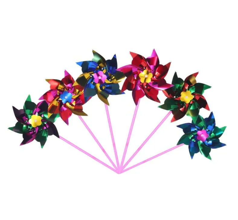 Plastic Rainbow Windmill Party Pinwheels DIY Fun for Kids