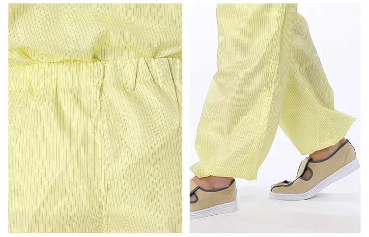 Antistatic Pants Esd Cleanroom Pants Polyester+conductive Pants For ...