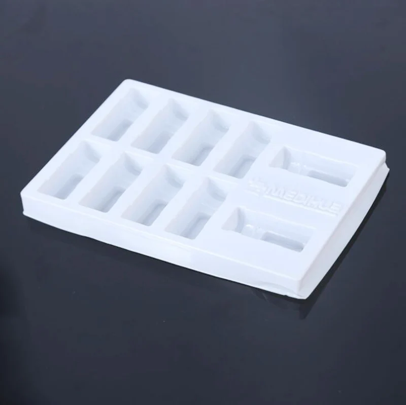 Customized Plastic Vaccine Tray Blister Medical Products Tray For Vial ...