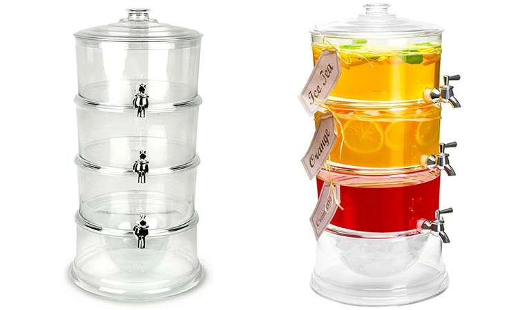Frozen Beverage Cool Drink Tower 3 Tier Multi Drink Dispenser - Buy ...