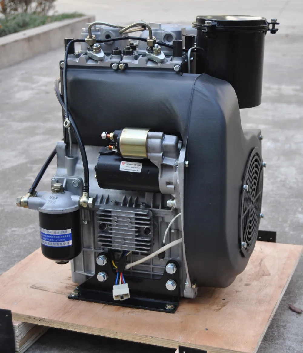 12ld477-2 20hp Air-cooled 2-cylinder 18hp Small Diesel Engine Hf-a20f ...