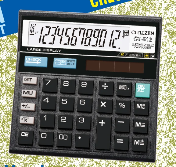 Hot Selling 12 Digits 112 Steps Check And Correct Desktop Ct 512 ...